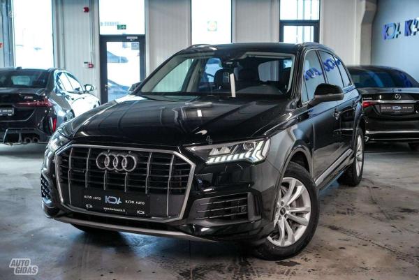Black Audi Q7 2020 in Marijampole, with an engine capacity of 3.00 L and mileage of 113 thousand km for 42950 €, photo 4 on AUTOMOTO.COM.LV