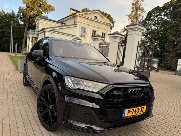 Melns Audi Q7 2020 Viļņa, ar dzinēja tilpumu 3.00 L un nobraukumu 190 tūkst. km par 33333 €, foto 3 vietnē AUTOMOTO.COM.LV