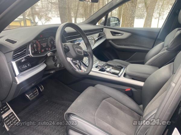 Black Audi Q7 2021 in Viljandi, with an engine capacity of 3.00 L and mileage of 53 thousand km for 53000 €, photo 11 on AUTOMOTO.COM.LV