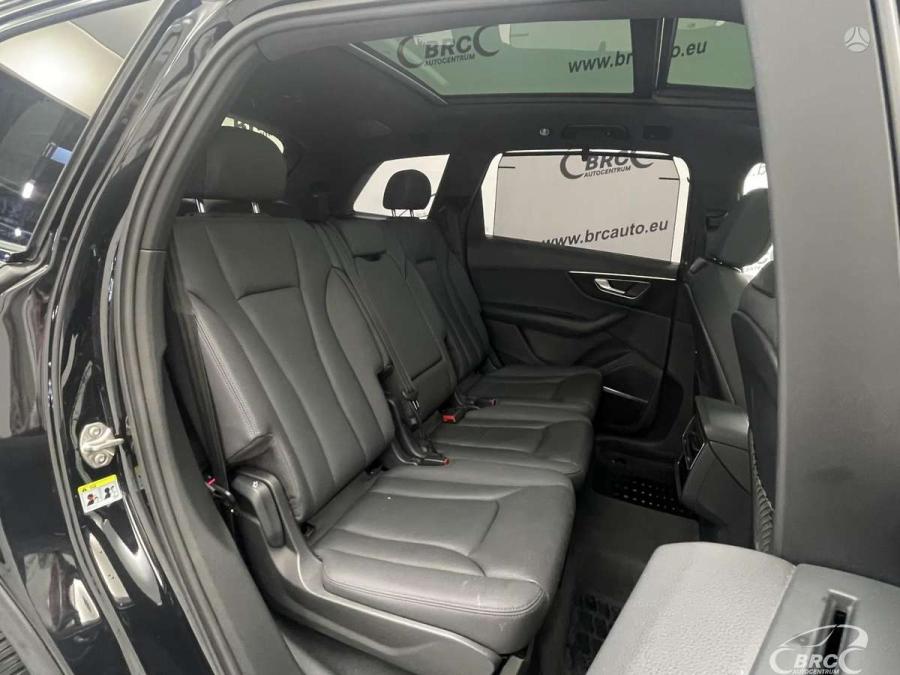 Melns Audi Q7 2021 Viļņa, ar dzinēja tilpumu 3.00 L un nobraukumu 86 tūkst. km par 42900 €, foto 14 vietnē AUTOMOTO.COM.LV