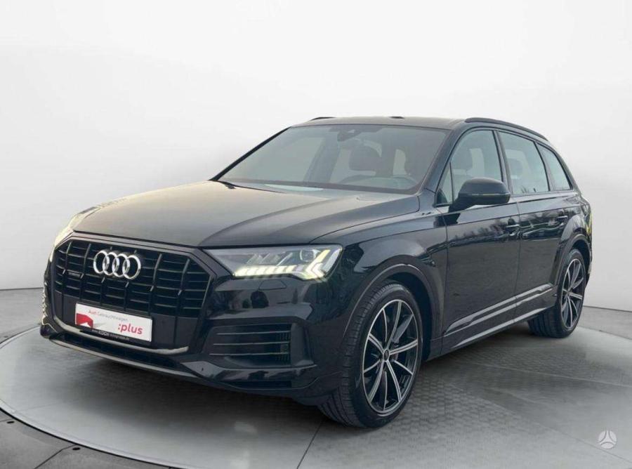 Melns Audi Q7 2021 Viļņa, ar dzinēja tilpumu 3.00 L un nobraukumu 86 tūkst. km par 48990 €, foto 4 vietnē AUTOMOTO.COM.LV