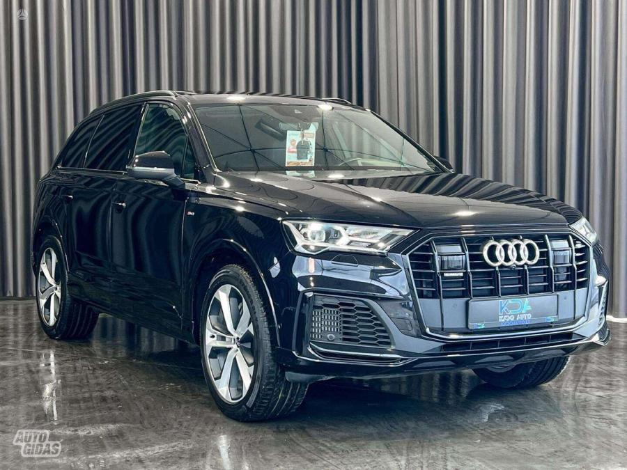 Black Audi Q7 2021 in Marijampole, with an engine capacity of 3.00 L and mileage of 97 thousand km for 42250 €, photo 2 on AUTOMOTO.COM.LV
