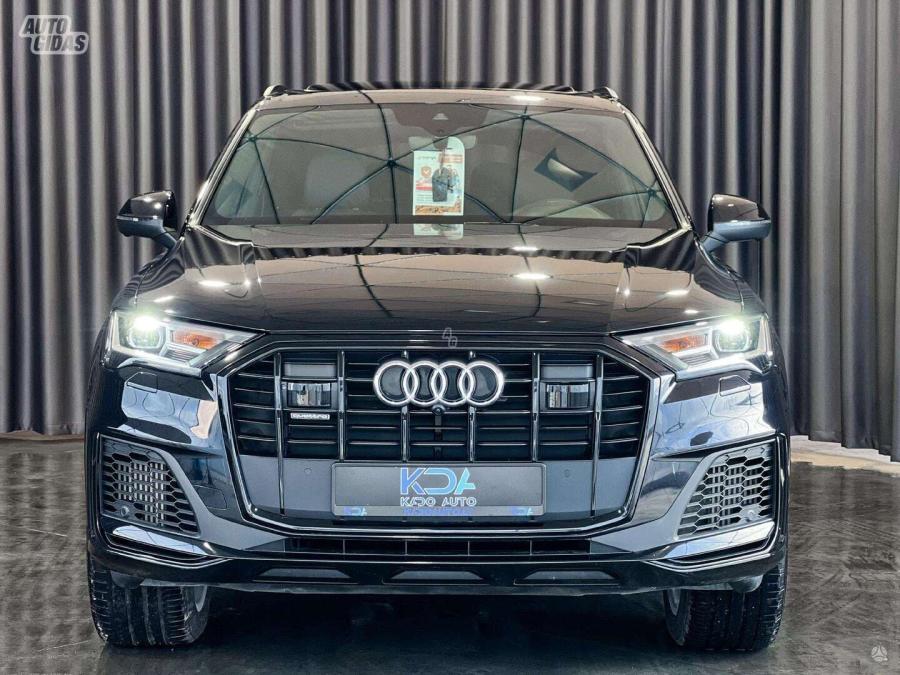 Black Audi Q7 2021 in Marijampole, with an engine capacity of 3.00 L and mileage of 97 thousand km for 42250 €, photo 3 on AUTOMOTO.COM.LV