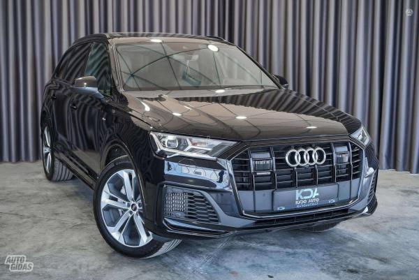 Black Audi Q7 2021 in Marijampole, with an engine capacity of 3.00 L and mileage of 98 thousand km for 41850 €, photo 2 on AUTOMOTO.COM.LV