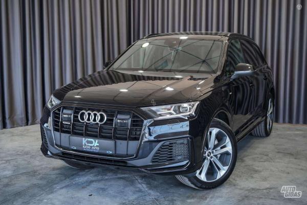 Black Audi Q7 2021 in Marijampole, with an engine capacity of 3.00 L and mileage of 98 thousand km for 41850 €, photo 4 on AUTOMOTO.COM.LV