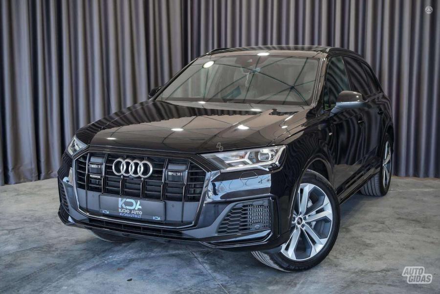 Black Audi Q7 2021 in Marijampole, with an engine capacity of 3.00 L and mileage of 98 thousand km for 41850 €, photo 5 on AUTOMOTO.COM.LV