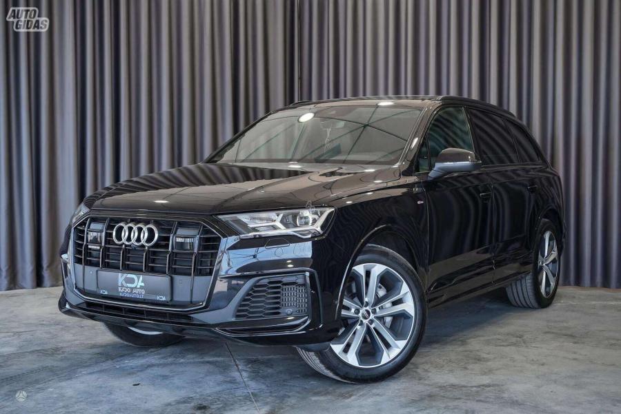 Black Audi Q7 2021 in Marijampole, with an engine capacity of 3.00 L and mileage of 98 thousand km for 41850 €, photo 6 on AUTOMOTO.COM.LV