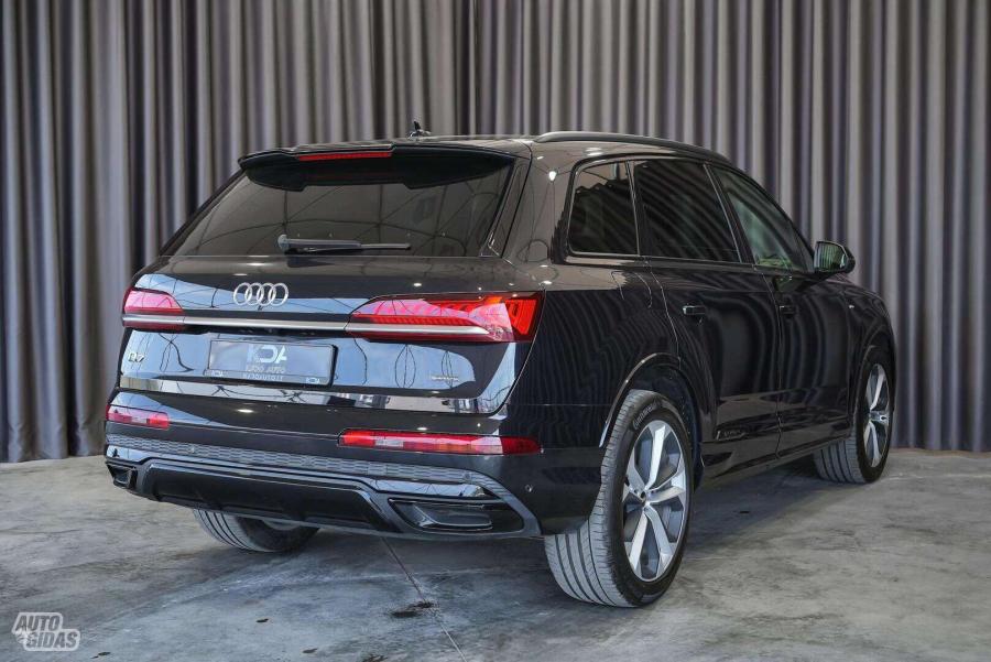 Black Audi Q7 2021 in Marijampole, with an engine capacity of 3.00 L and mileage of 98 thousand km for 41850 €, photo 13 on AUTOMOTO.COM.LV