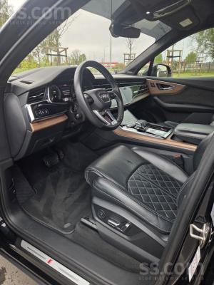 Black Audi Q7 2021 in Riga, with an engine capacity of 3.00 L and mileage of 98 thousand km for 52000 €, photo 9 on AUTOMOTO.COM.LV