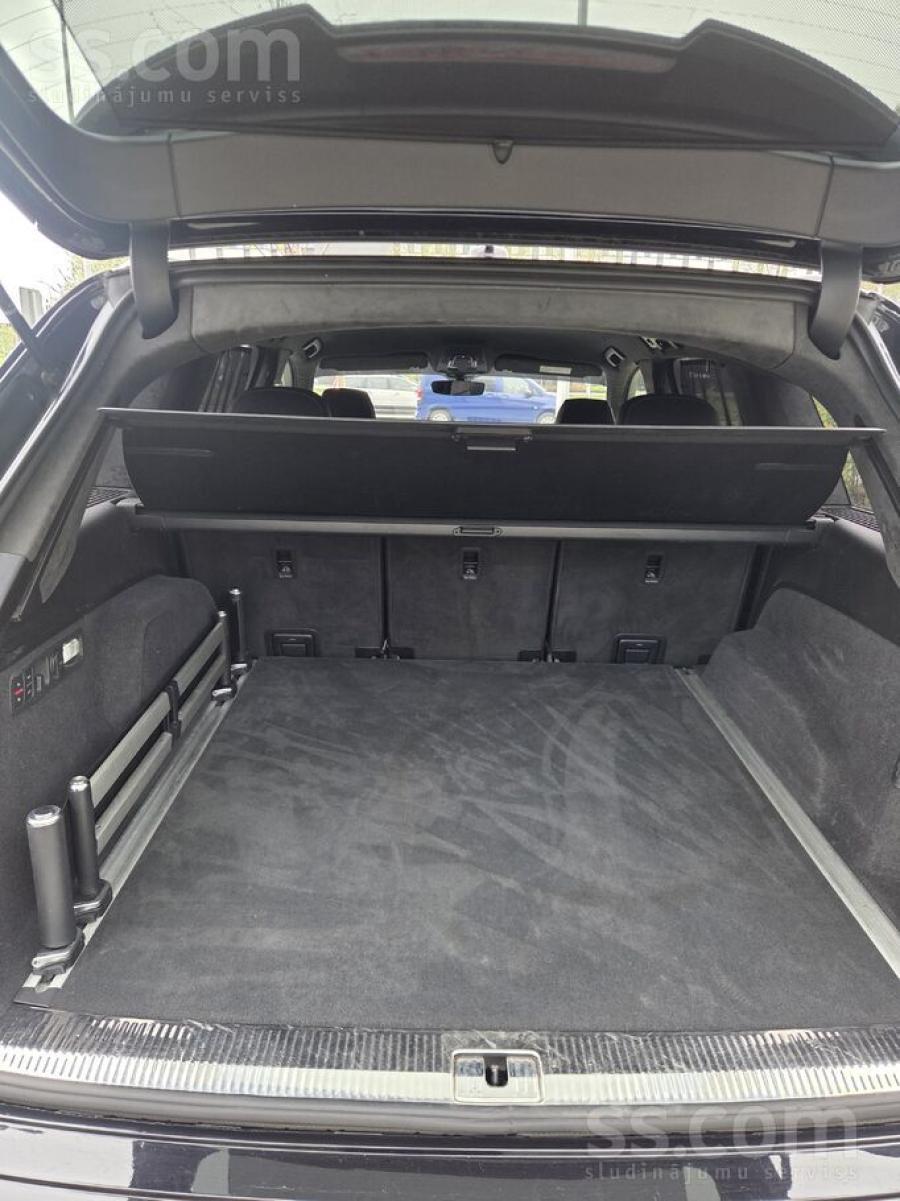 Black Audi Q7 2021 in Riga, with an engine capacity of 3.00 L and mileage of 98 thousand km for 52000 €, photo 23 on AUTOMOTO.COM.LV