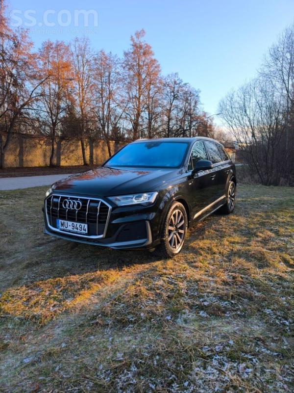 Черный Ауди Ку 7 2021 в Валка, объемом двигателя 3.00 л и пробегом 149 тыс. км за 40000 €, фото 2 на AUTOMOTO.COM.LV