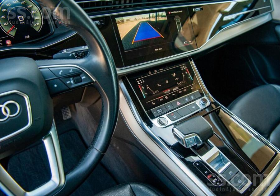 Черный Ауди Ку 7 2021 в Цесис, объемом двигателя 3.00 л и пробегом 126 тыс. км за 36250 €, фото 16 на AUTOMOTO.COM.LV