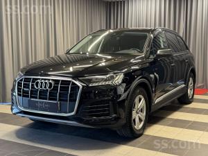 Black Audi Q7 2021 in Riga, with an engine capacity of 3.00 L and mileage of 135 thousand km for 37990 €, photo  on AUTOMOTO.COM.LV