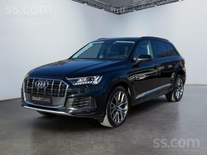 Black Audi Q7 2021 in Riga, with an engine capacity of 3.00 L and mileage of 92 thousand km for 39950 €, photo  on AUTOMOTO.COM.LV