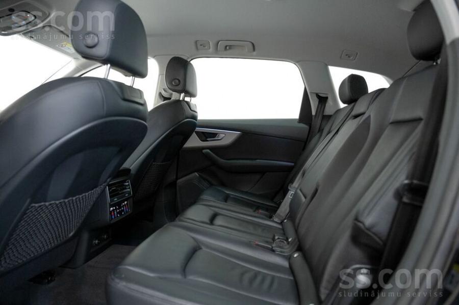 Black Audi Q7 2021 in Riga, with an engine capacity of 3.00 L and mileage of 77 thousand km for 42500 €, photo 8 on AUTOMOTO.COM.LV