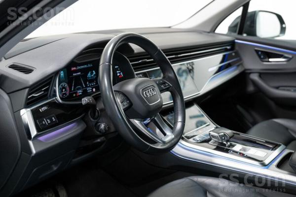Melns Audi Q7 2021 Rīga, ar dzinēja tilpumu 3.00 L un nobraukumu 77 tūkst. km par 42500 €, foto 10 vietnē AUTOMOTO.COM.LV
