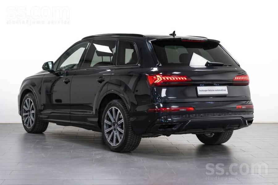 Black Audi Q7 2021 in Riga, with an engine capacity of 3.00 L and mileage of 77 thousand km for 42500 €, photo 14 on AUTOMOTO.COM.LV