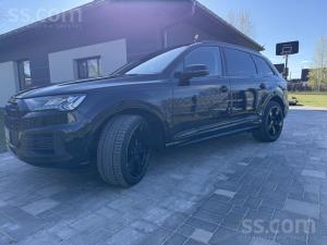 Черный Ауди Ку 7 2021 в Рига, объемом двигателя 3.00 л и пробегом 99 тыс. км за 40700 €, фото  на AUTOMOTO.COM.LV