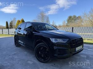 Black Audi Q7 2021 in Riga, with an engine capacity of 3.00 L and mileage of 99 thousand km for 40700 €, photo 3 on AUTOMOTO.COM.LV