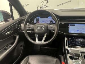 Black Audi Q7 2021 in Vilnius, with an engine capacity of 3.00 L and mileage of 86 thousand km for 37900 €, photo 19 on AUTOMOTO.COM.LV