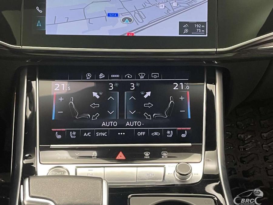 Black Audi Q7 2021 in Vilnius, with an engine capacity of 3.00 L and mileage of 86 thousand km for 37900 €, photo 22 on AUTOMOTO.COM.LV