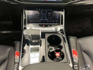 Black Audi Q7 2021 in Vilnius, with an engine capacity of 3.00 L and mileage of 86 thousand km for 37900 €, photo 23 on AUTOMOTO.COM.LV