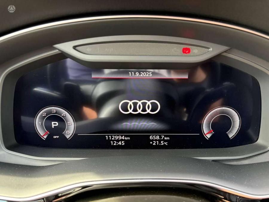 Black Audi Q7 2021 in Vilnius, with an engine capacity of 3.00 L and mileage of 113 thousand km for 42900 €, photo 24 on AUTOMOTO.COM.LV
