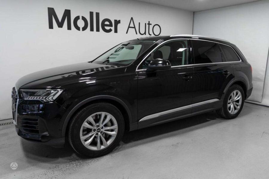 Melns Audi Q7 2021 Viļņa, ar dzinēja tilpumu 3.00 L un nobraukumu 139 tūkst. km par 39900 €, foto 3 vietnē AUTOMOTO.COM.LV