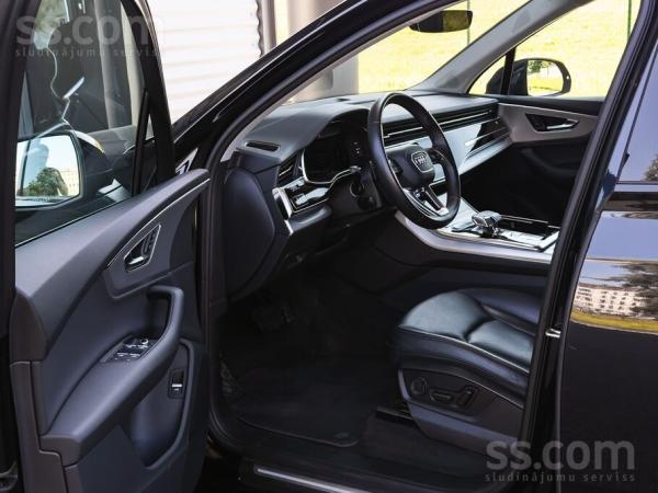 Black Audi Q7 2021 in Riga, with an engine capacity of 3.00 L and mileage of 60 thousand km for 39000 €, photo 9 on AUTOMOTO.COM.LV