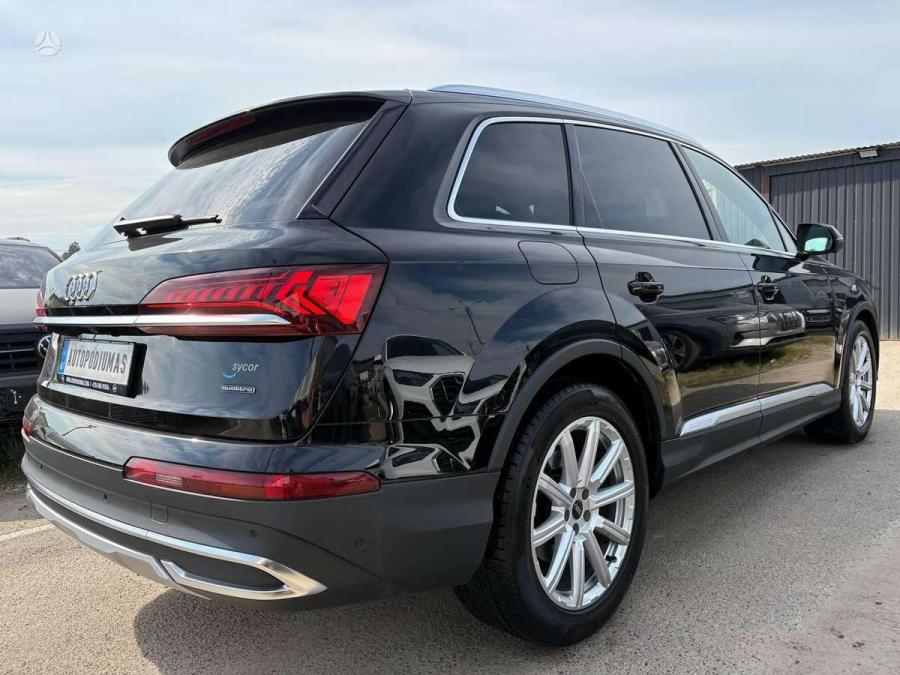 Melns Audi Q7 2021 Viļņa, ar dzinēja tilpumu 3.00 L un nobraukumu 113 tūkst. km par 42500 €, foto 9 vietnē AUTOMOTO.COM.LV