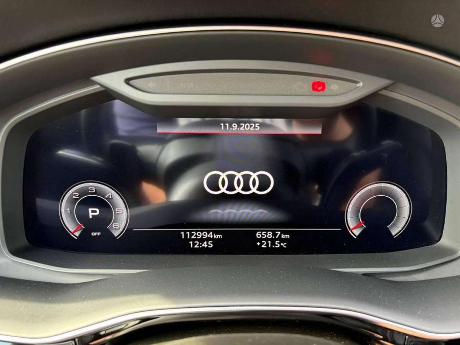 Melns Audi Q7 2021 Viļņa, ar dzinēja tilpumu 3.00 L un nobraukumu 113 tūkst. km par 42500 €, foto 24 vietnē AUTOMOTO.COM.LV