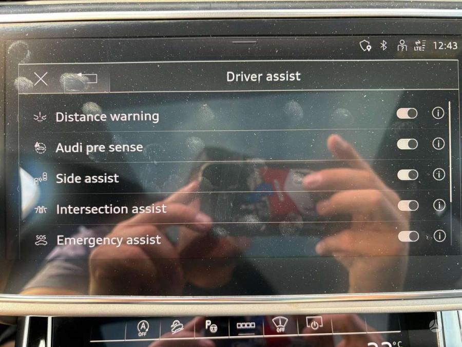 Melns Audi Q7 2021 Viļņa, ar dzinēja tilpumu 3.00 L un nobraukumu 113 tūkst. km par 42500 €, foto 29 vietnē AUTOMOTO.COM.LV