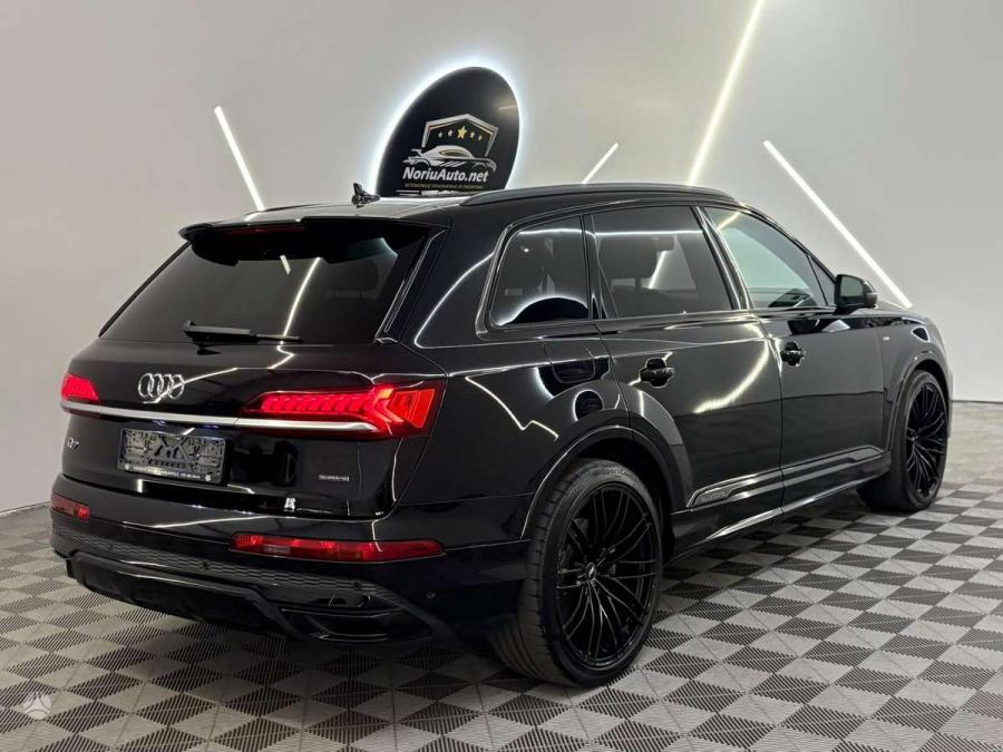 Melns Audi Q7 2021 Marijampole, ar dzinēja tilpumu 2.97 L un nobraukumu 151 tūkst. km par 42750 €, foto 17 vietnē AUTOMOTO.COM.LV