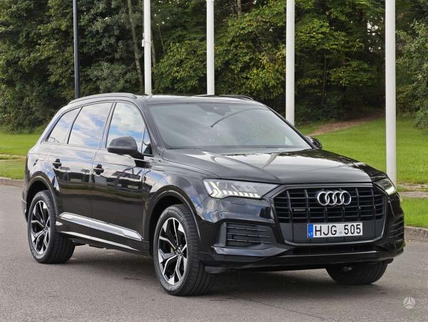 Audi Q7 2021 in Vilnius on AUTOMOTO.COM.LV Black Audi Q7 2021 in Vilnius, with an engine capacity of 2.97 L and mileage of 107 thousand km for 39900 €, photo 1 on AUTOMOTO.COM.LV