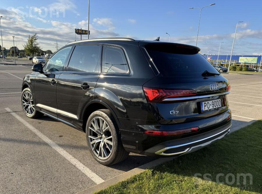 Черный Ауди Ку 7 2021 в Рига, объемом двигателя 3.00 л и пробегом 92 тыс. км за 36900 €, фото 4 на AUTOMOTO.COM.LV