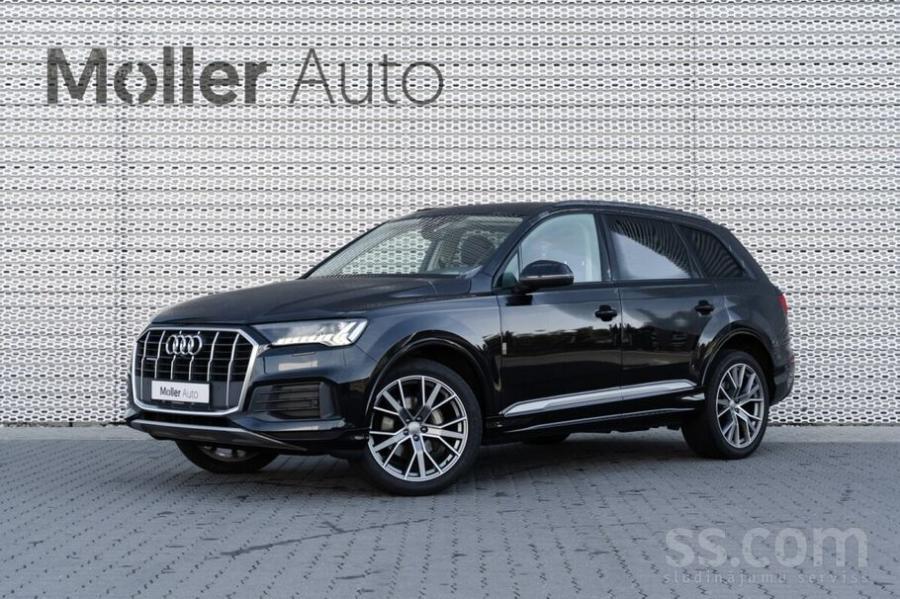 Melns Audi Q7 2021 Rīga, ar dzinēja tilpumu 3.00 L un nobraukumu 68 tūkst. km par 41200 €, foto 1 vietnē AUTOMOTO.COM.LV