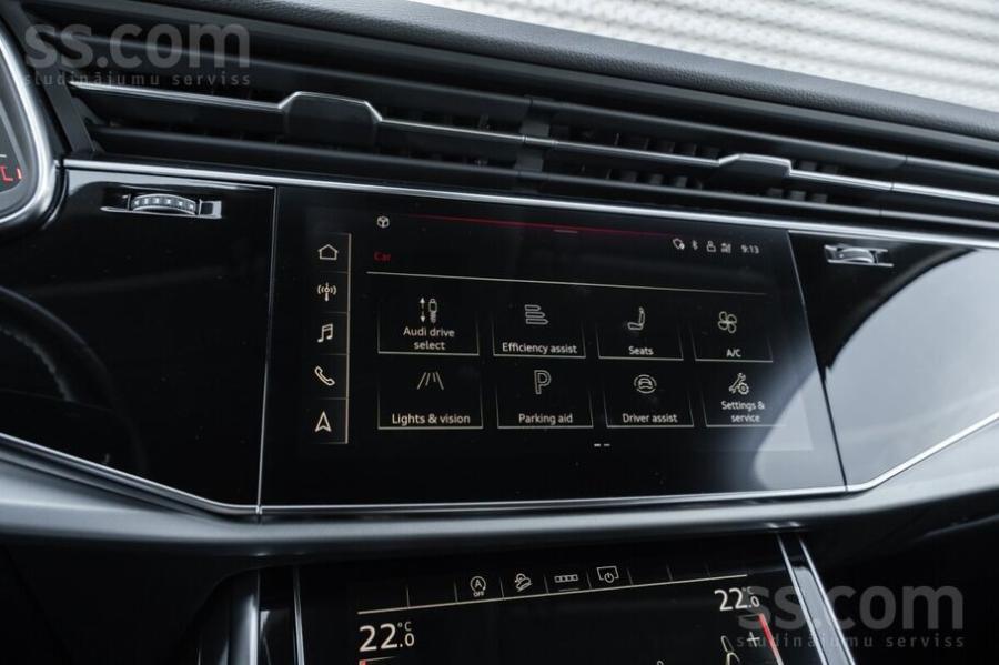 Melns Audi Q7 2021 Rīga, ar dzinēja tilpumu 3.00 L un nobraukumu 68 tūkst. km par 41200 €, foto 19 vietnē AUTOMOTO.COM.LV