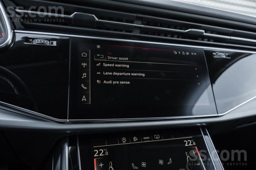 Melns Audi Q7 2021 Rīga, ar dzinēja tilpumu 3.00 L un nobraukumu 68 tūkst. km par 41200 €, foto 23 vietnē AUTOMOTO.COM.LV