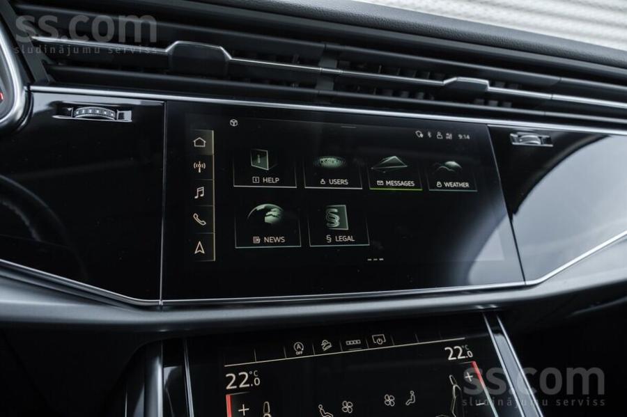 Melns Audi Q7 2021 Rīga, ar dzinēja tilpumu 3.00 L un nobraukumu 68 tūkst. km par 41200 €, foto 24 vietnē AUTOMOTO.COM.LV