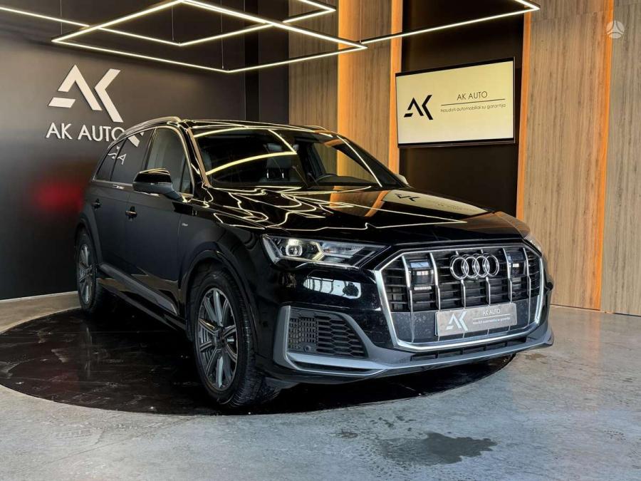 Black Audi Q7 2022 in Kaunas, with an engine capacity of 3.00 L and mileage of 91 thousand km for 47990 €, photo 3 on AUTOMOTO.COM.LV