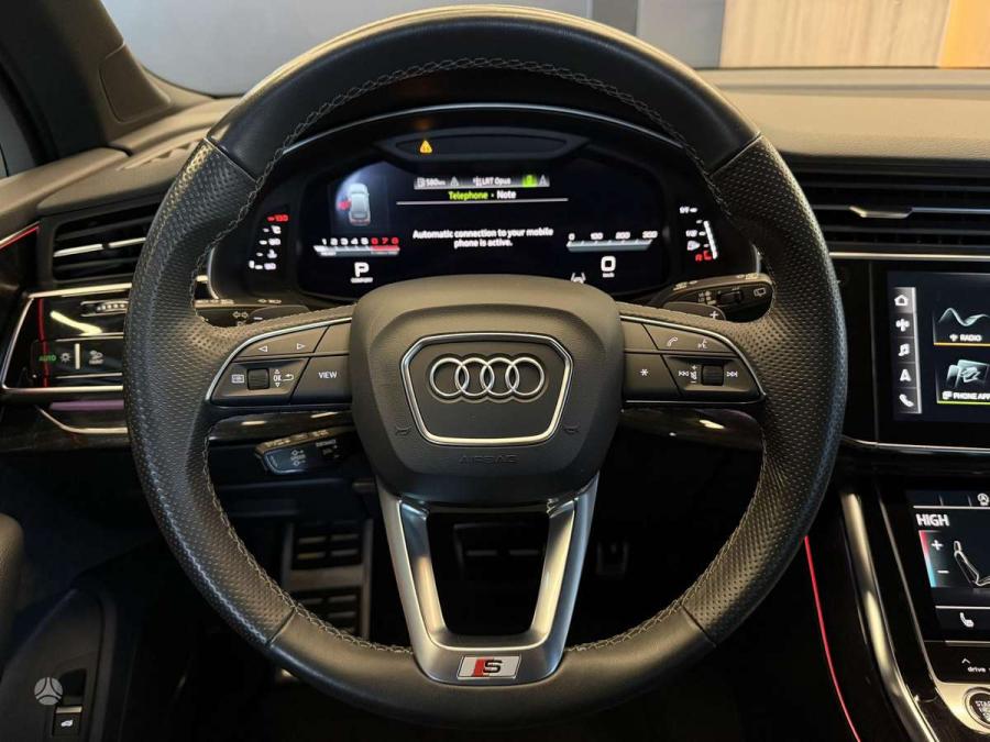 Black Audi Q7 2022 in Kaunas, with an engine capacity of 3.00 L and mileage of 91 thousand km for 47990 €, photo 14 on AUTOMOTO.COM.LV