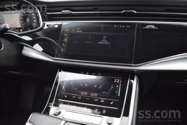 Black Audi Q7 2022 in Riga, with an engine capacity of 3.00 L and mileage of 107 thousand km for 39500 €, photo 6 on AUTOMOTO.COM.LV