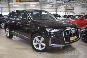 Black Audi Q7 2022 in Riga, with an engine capacity of 3.00 L and mileage of 107 thousand km for 34900 €, photo 1 on AUTOMOTO.COM.LV