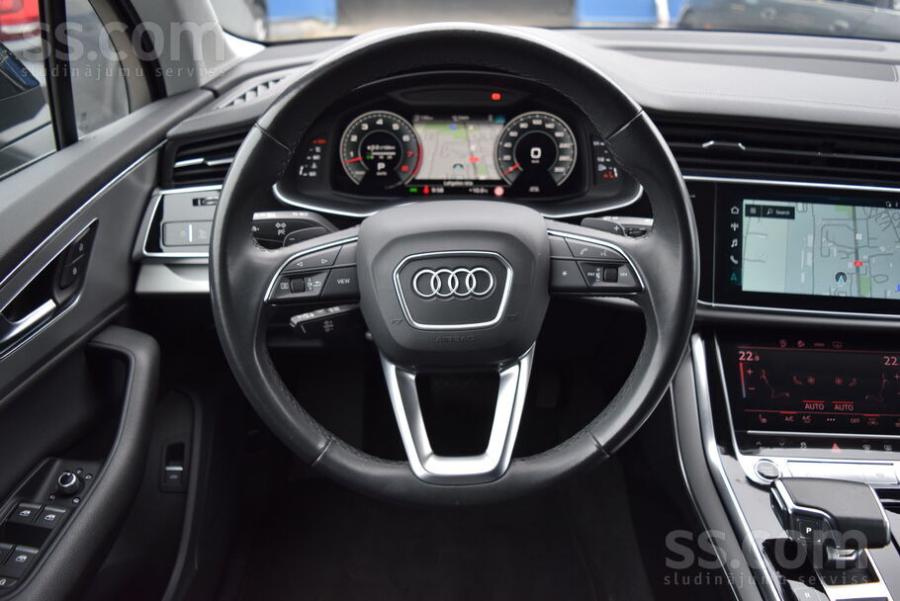 Black Audi Q7 2022 in Riga, with an engine capacity of 3.00 L and mileage of 107 thousand km for 34900 €, photo 10 on AUTOMOTO.COM.LV