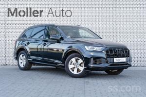 Black Audi Q7 2022 in Riga, with an engine capacity of 3.00 L and mileage of 95 thousand km for 41900 €, photo 3 on AUTOMOTO.COM.LV