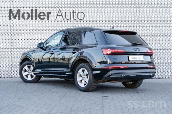 Black Audi Q7 2022 in Riga, with an engine capacity of 3.00 L and mileage of 95 thousand km for 41900 €, photo 3 on AUTOMOTO.COM.LV