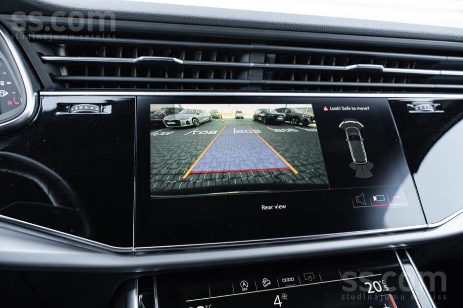 Black Audi Q7 2022 in Riga, with an engine capacity of 3.00 L and mileage of 95 thousand km for 41900 €, photo 15 on AUTOMOTO.COM.LV