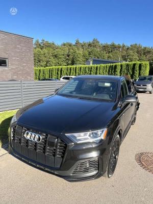 Black Audi Q7 2022 in Alytus, with an engine capacity of 3.00 L and mileage of 121 thousand km for 23500 €, photo  on AUTOMOTO.COM.LV