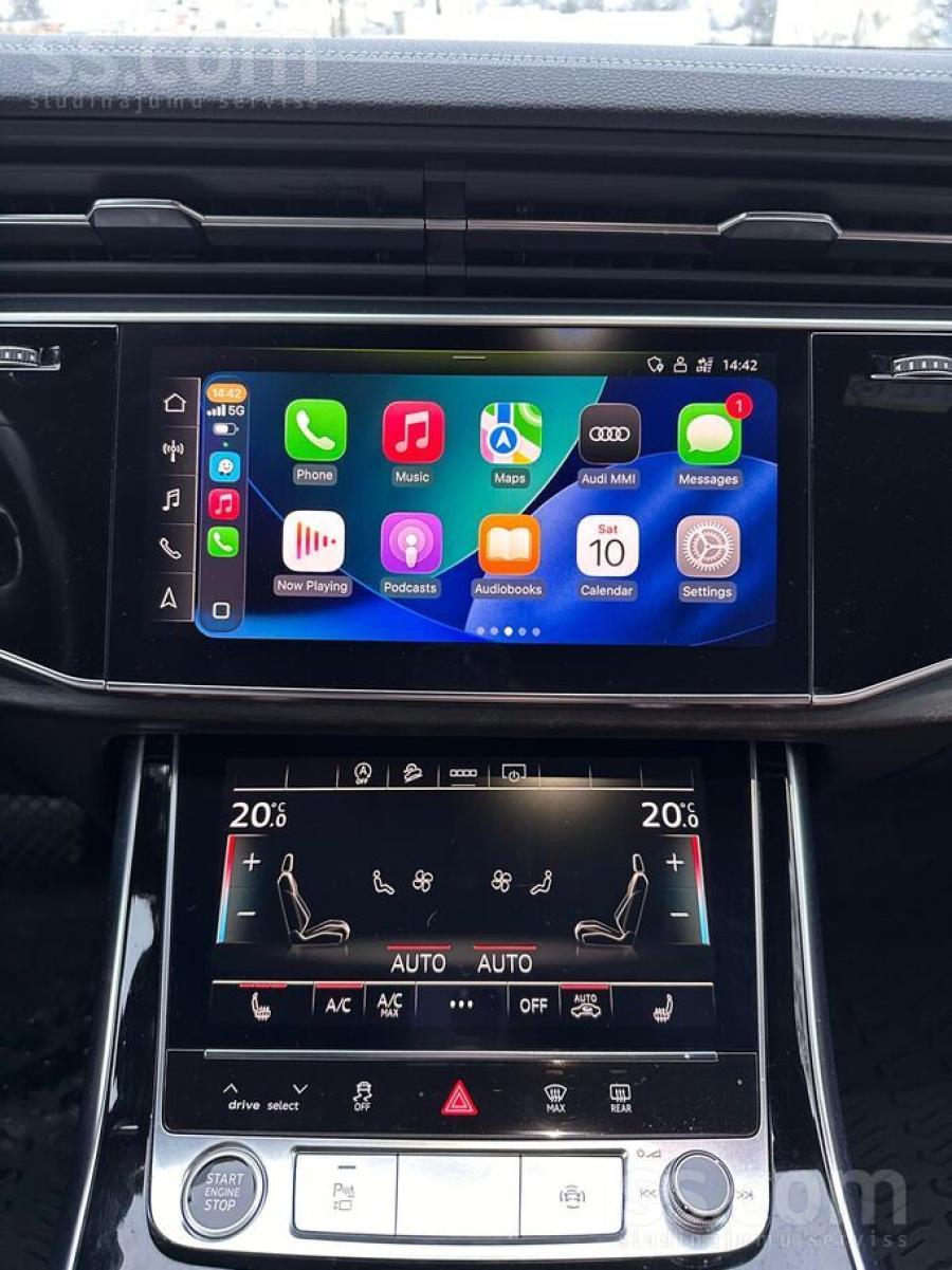 Melns Audi Q7 2022 Rīga, ar dzinēja tilpumu 3.00 L un nobraukumu 94 tūkst. km par 39900 €, foto 15 vietnē AUTOMOTO.COM.LV