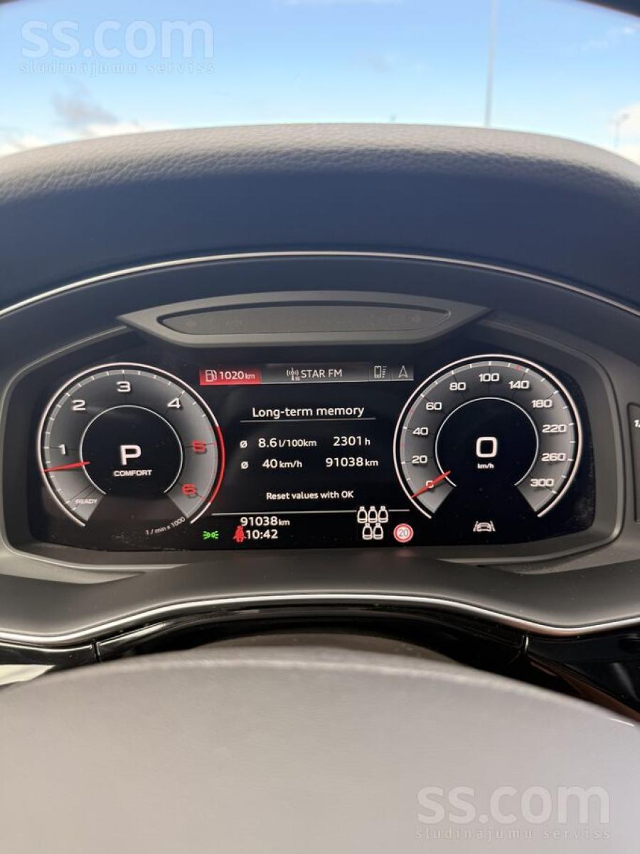 Melns Audi Q7 2022 Rīga, ar dzinēja tilpumu 3.00 L un nobraukumu 91 tūkst. km par 38500 €, foto 10 vietnē AUTOMOTO.COM.LV
